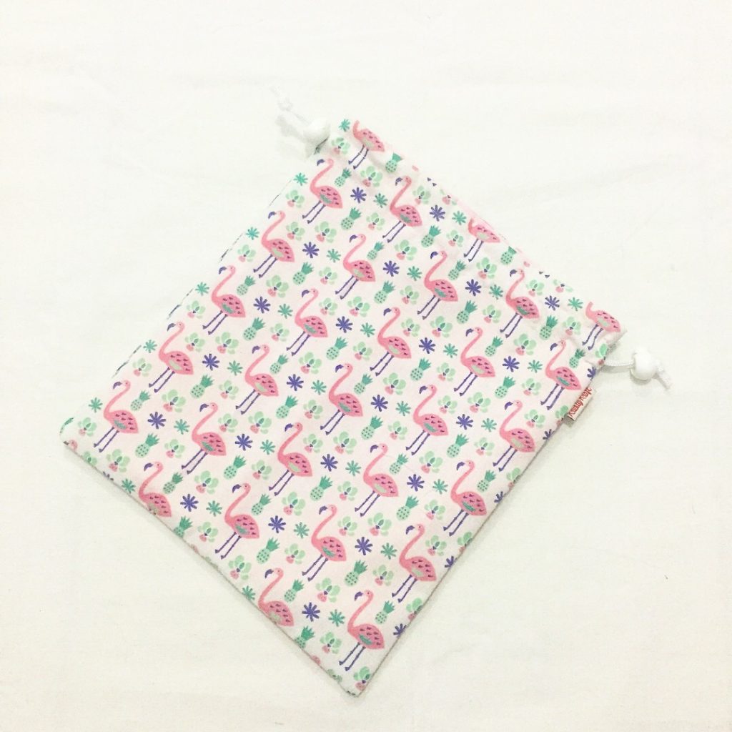TUTORIAL MEMBUAT DRAWSTRING POUCH